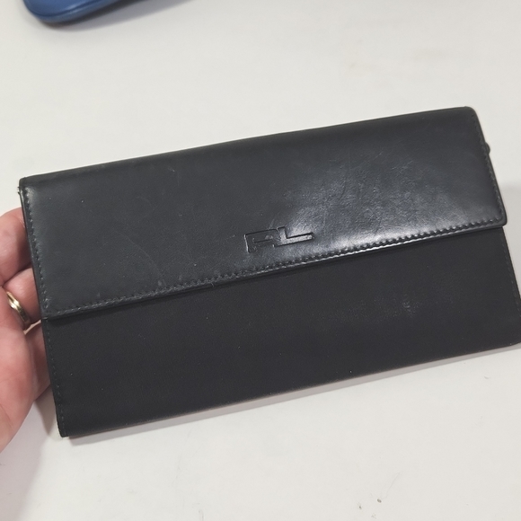 Ralph Lauren | Bags | Vintage Ralph Lauren Leather And Nylon Envelope ...